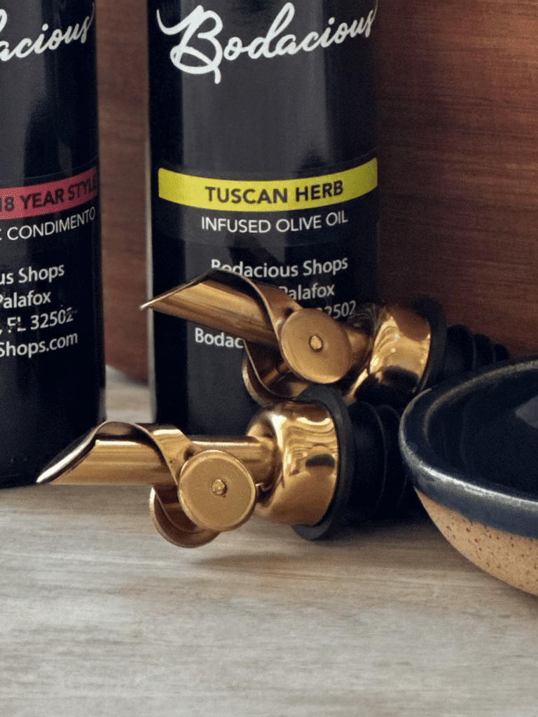 Self Closing Pour Spout - Bodacious Shops — Fine Olive Oils, Balsamics ...