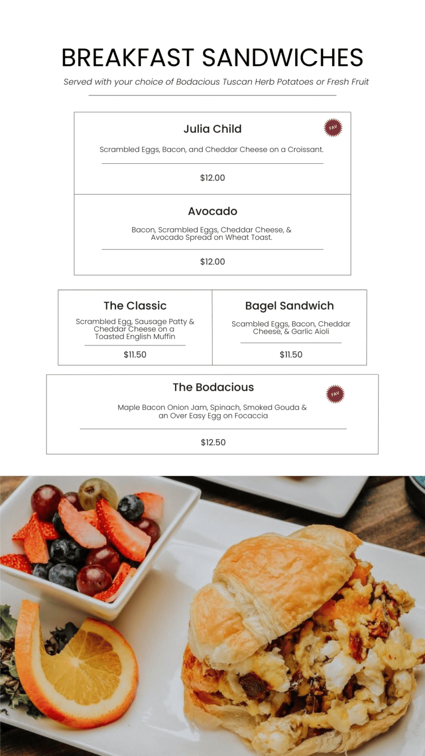 CAFÉ - Janesville - Bodacious Shops