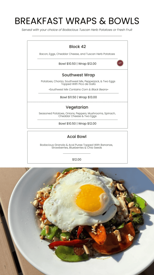 CAFÉ - Janesville - Bodacious Shops