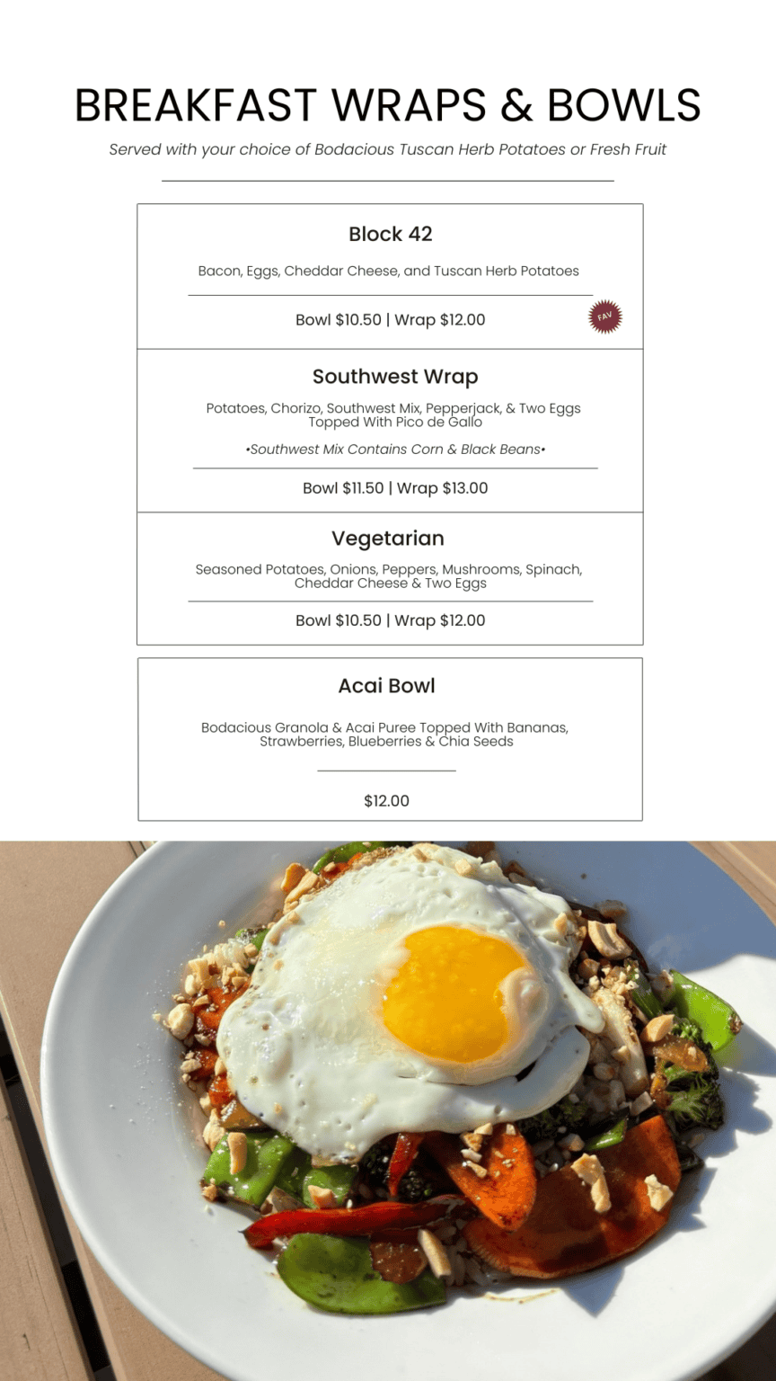 CAFÉ - Janesville - Bodacious Shops